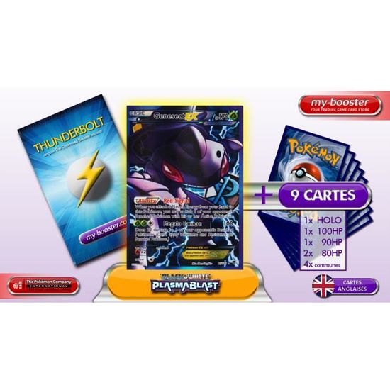 GENESECT EX 97/101 Full Art 170HP Plasma Blast - B - Cdiscount Jeux ...