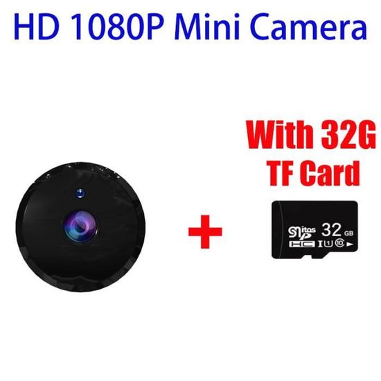 Caméra miniature,Mini caméra de Surveillance intelligente WiFi hd 1080p ...