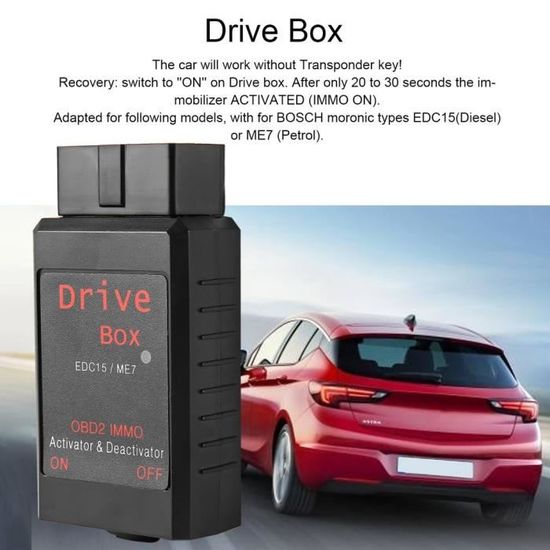 Vag Drive Box pour Bosch Edc15-Me7 Obd2 II Immo Deactivateur Activateur ...