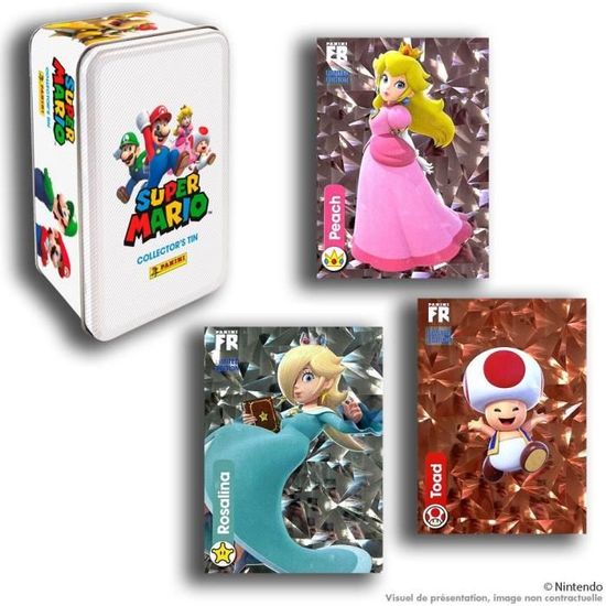 PANINI Super Mario Trading Cards - Coffret de 6 Pochettes + 3 Cartes ...