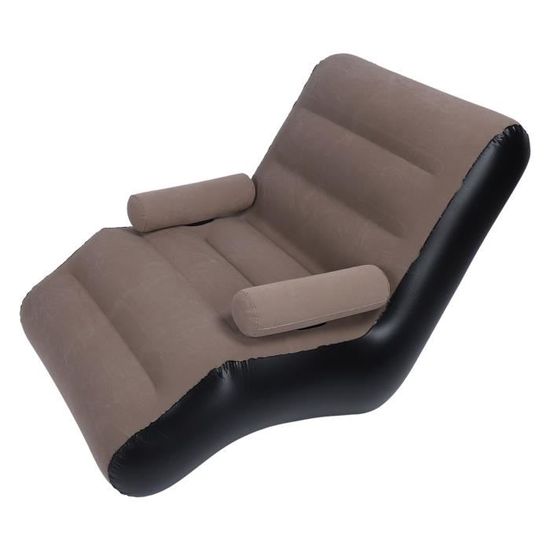 Sonew Chaise longue gonflable Canapé gonflable ergonomique en forme de ...