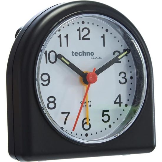 Technoline Geneva Réveil de Quartz Noir SD63 - Cdiscount TV Son Photo