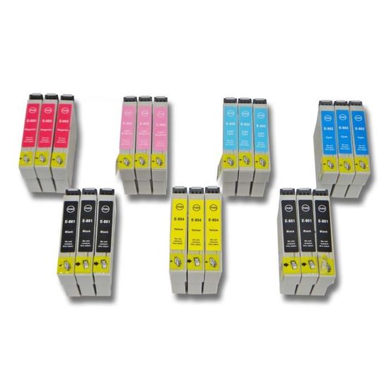 Cartouches d'encre pour Epson Stylus Photo R265, R285, R360, RX560 ...