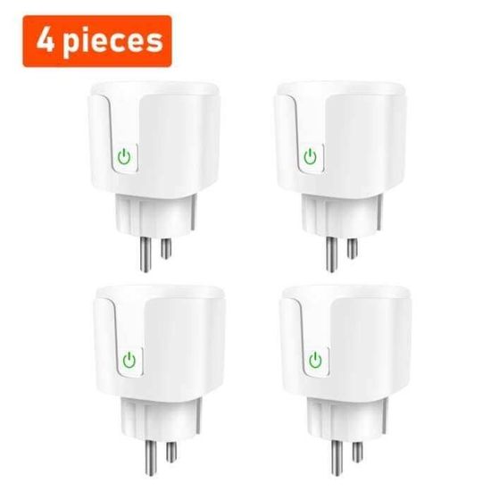 WD06812-MULTIPRISE,Interrupteur intelligent Tuya Wifi EU 20A . AC 85 ...