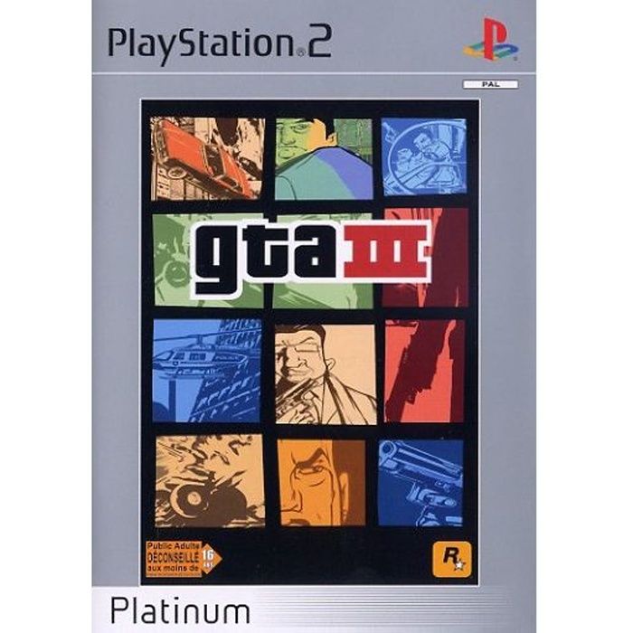 GTA III / PS2 Platinum - - Cdiscount Jeux vidéo