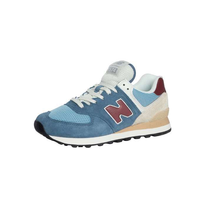 574 Baskets En Daim - New Balance Multicolore - Cdiscount Chaussures