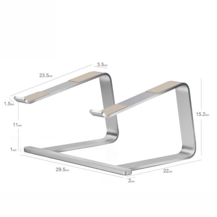Argent mis à jour - Support Réglable En Aluminium Pour Ordinateur ...