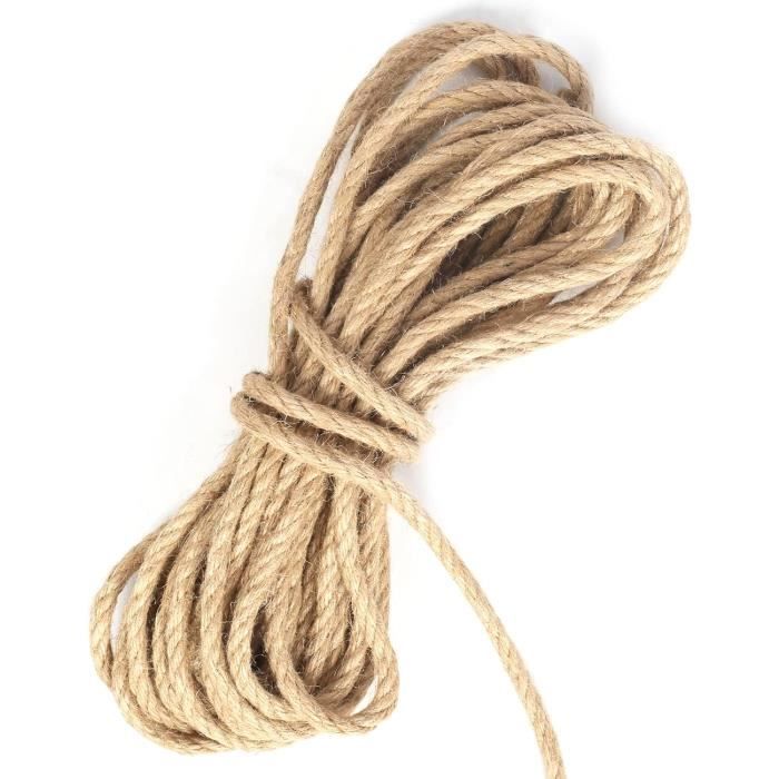 Corde Jute 10Mm Ficelle Corde Chanvre Ficelle De Chanvre Corde Arbre À ...