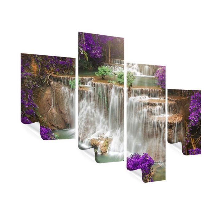 Poster en 4 parties moderne Poster Jardin Eden 240 x 180 - Cdiscount