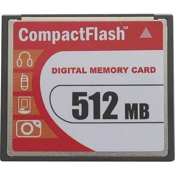 Carte Compact-Flash CF-512MB 512 Mo - Cdiscount Appareil Photo