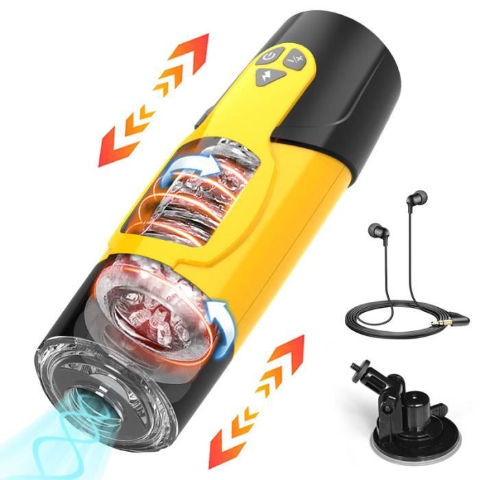 Masturbateur automatique pour homme, Rotation télescopique, vagin ...