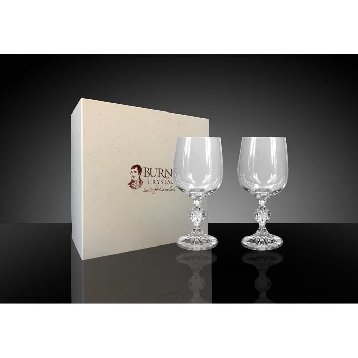 Burns Lot De 2 Verres À Sherry, Vin Et Porto En Cristal Fabriqués À La ...