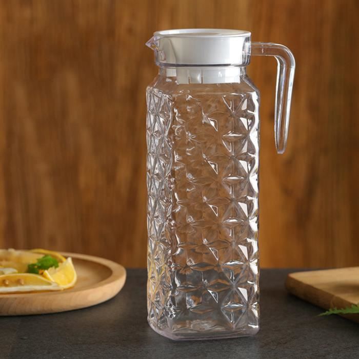 URB Pot à jus Ménage Acrylique Diamant Motif Jus Pot Bouteille Boisson ...