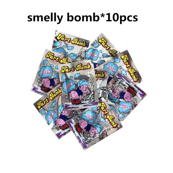 Gant De Bras WYTEP 10Pcs/set Funny Fart Bomb Bags Aroma Bombs Smelly ...