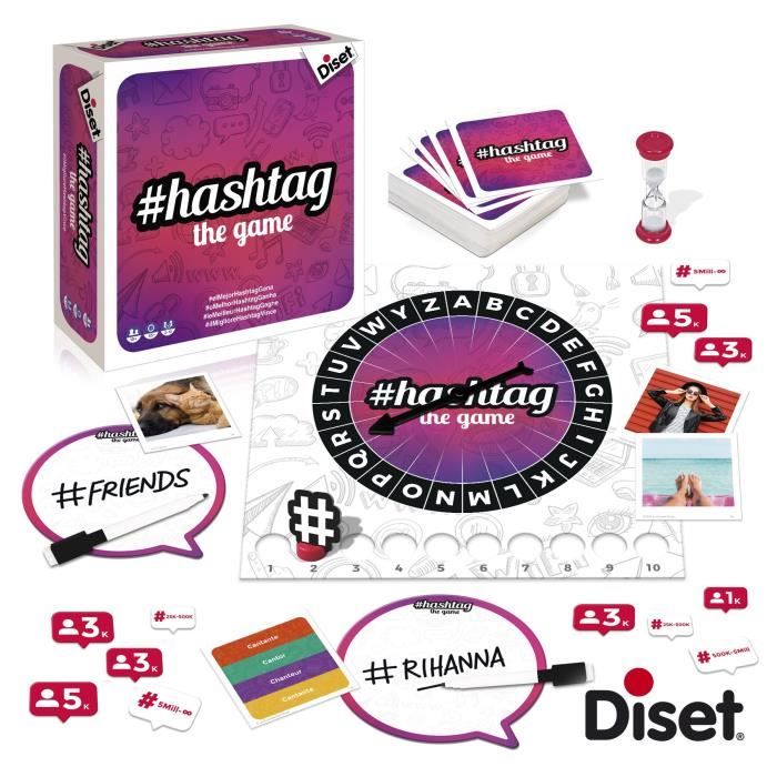 DISET Hashtag the game - Cdiscount Jeux - Jouets