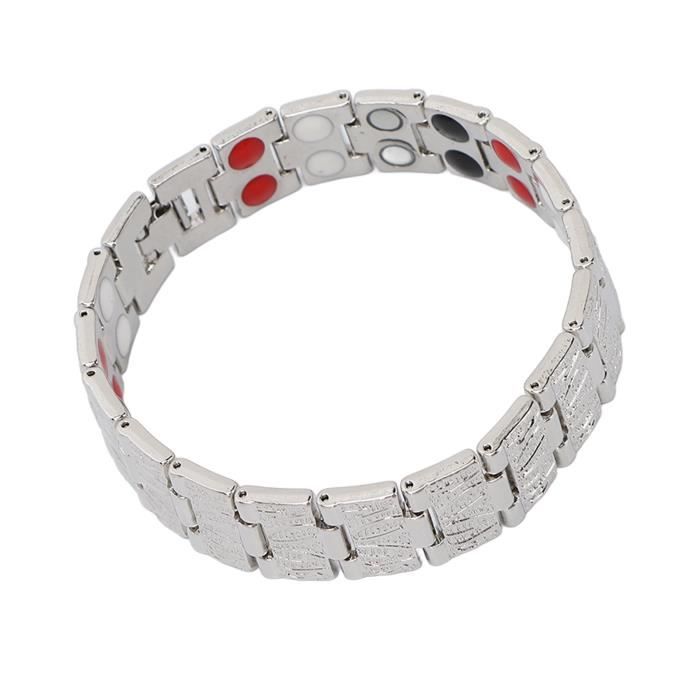 Bracelet magnétique à la mode Aimant à double rangée Bracelet ...