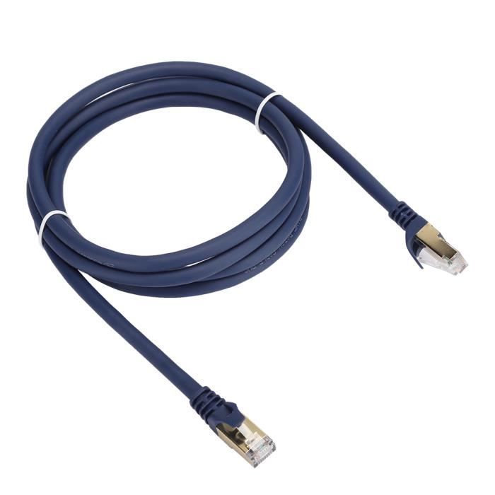 Câble réseau cuivre sans oxygène 26AWG 2000Mhz pour décodeur de routeur ...