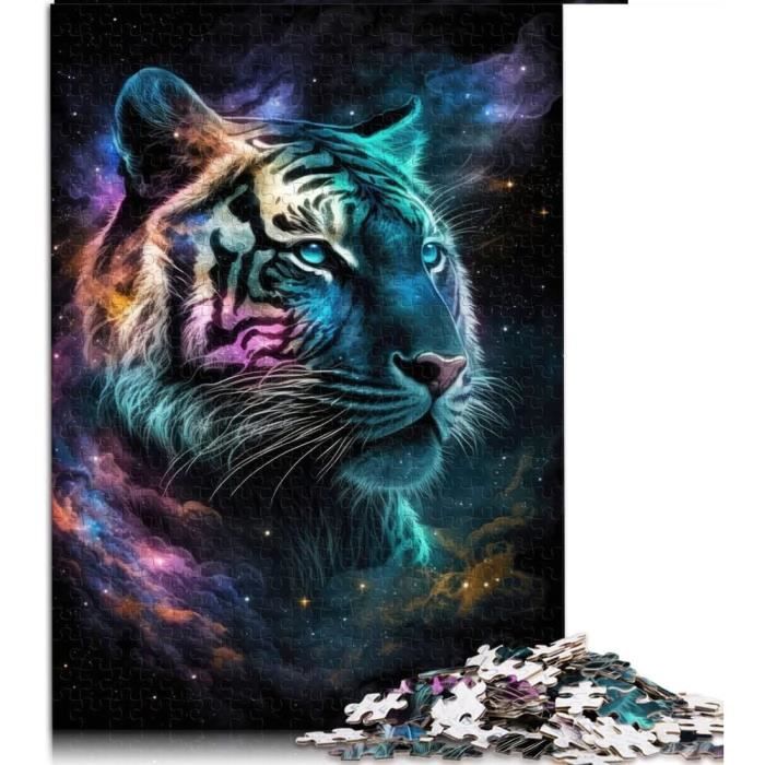 1000 Pièces Puzzles Tiger Art Jigsaw Puzzles Pour Enfants Puzzle En ...