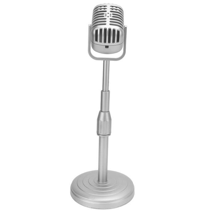 ESTINK Modèle d'accessoire de microphone vintage Modèle de microphone à ...