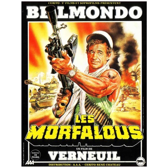 Poster Affiche Belondo Cinema Vieux Film Affiches(42x56cmB) - Cdiscount ...
