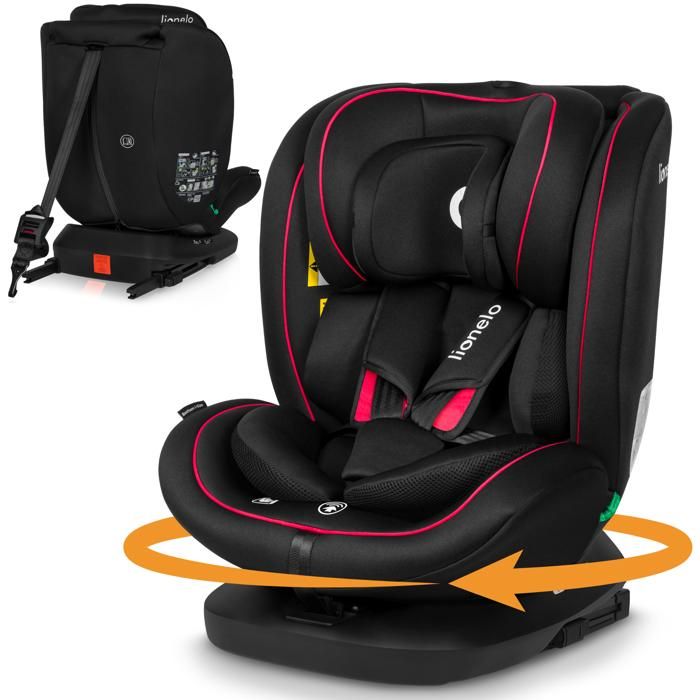 Siège auto 360° LIONELO Bastiaan i-Size - Base pivotante - ISOFIX - 40 ...