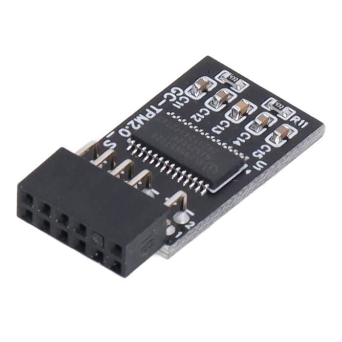 Module TPM 2.0 - QIILU - LPC SPI 12Pin - Sécurisé - Compatible Windows ...