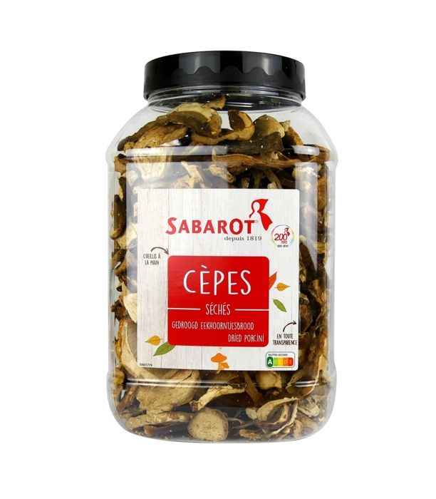 Cèpes extra séchés pot de 500g Sabarot - Cdiscount Maison