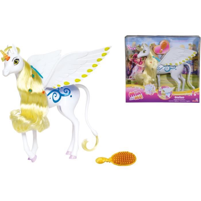 Figurine - SIMBA - Einhorn Onchao - Blanc - Jaune - 3-10 ans ...