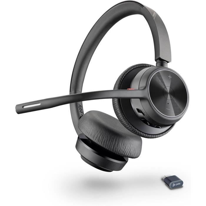Micro-Casque Sans Fil Poly Voyager 4320 Uc - Micro-Casques Binauraux ...