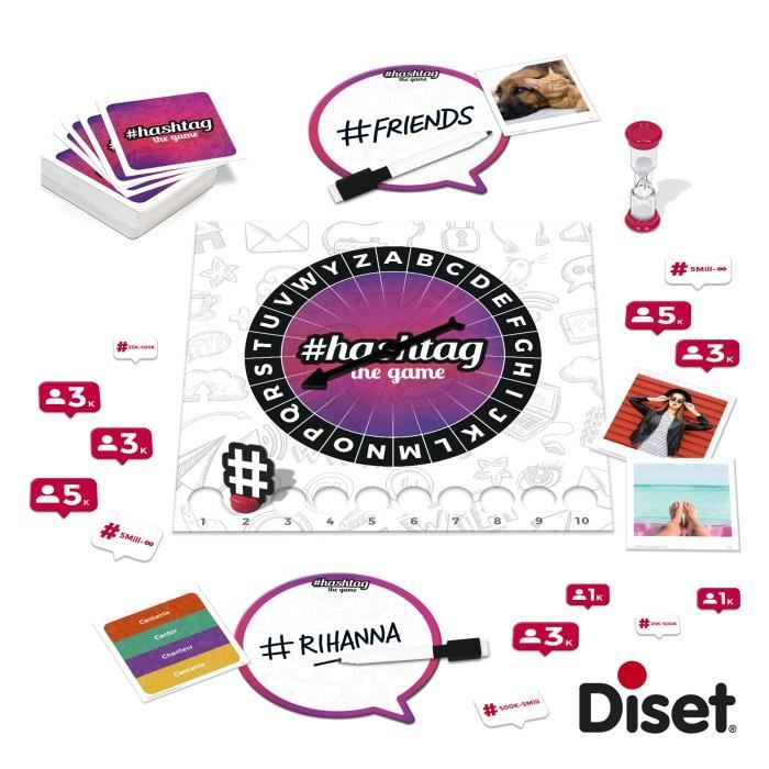 DISET Hashtag the game - Cdiscount Jeux - Jouets