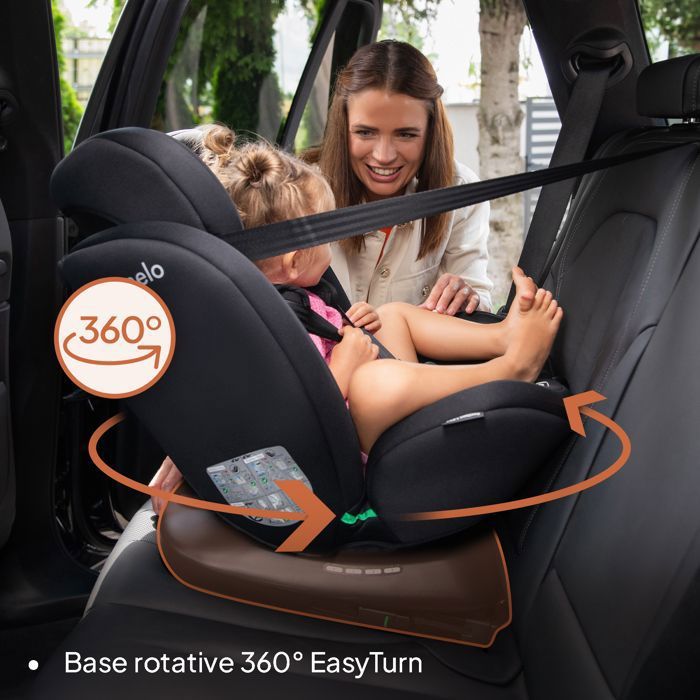 Siège auto 360° LIONELO Bastiaan i-Size - Base pivotante - ISOFIX - 40 ...