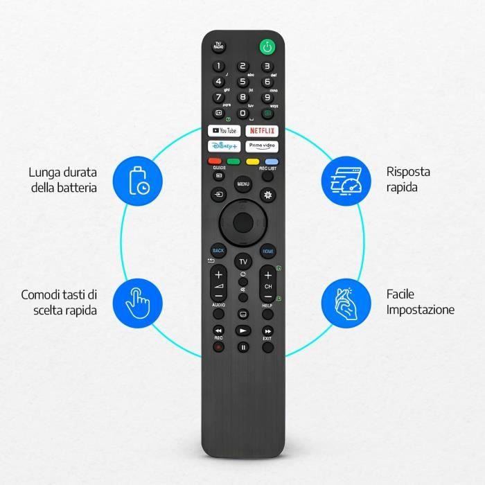 ® Télécommande Pour Téléviseurs Sony Télécommande Universelle Sony