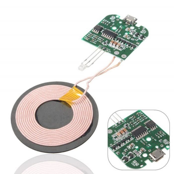 Diy Qi Carte Qi Chargeur Récepteur Module Sans Fil Qi Ti Module De ...