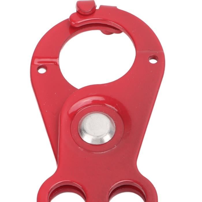 YOSOO moraillon d'étiquette 6 trous Lockout Tagout Safety Hasp Lock ...