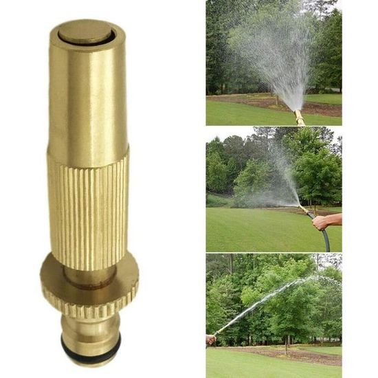 Pistolets d'arrosage BE-TOOL Buse de pulvérisation réglable en laiton haute pression pour ...