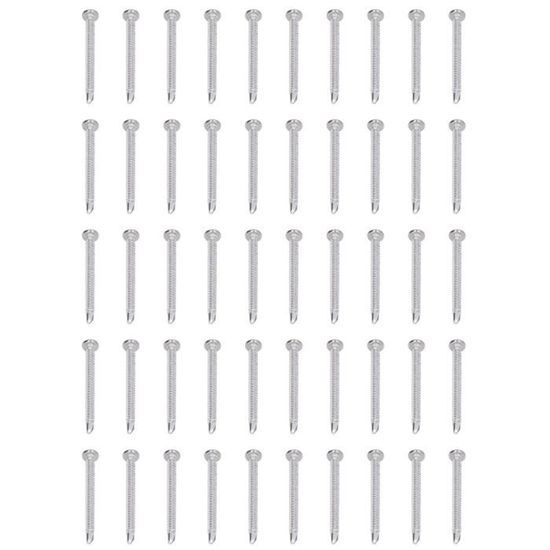 Cikonielf Vis autoperceuses Kit de vis auto-perceuses à tête ronde, croix 50pcs Assortiment de ...