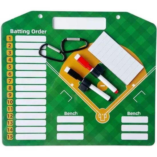 Tableau Tactique Baseball - SANAG - A858 - Double Face - Magnétique ...