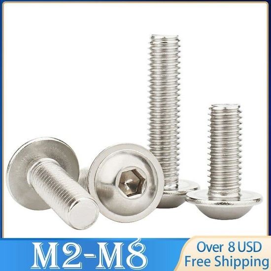 VISSERIE,M5 x10pcs-50mm--5 - 50 Pcs M2 M3 M4 M5 M6 M8 304 En Acier ...