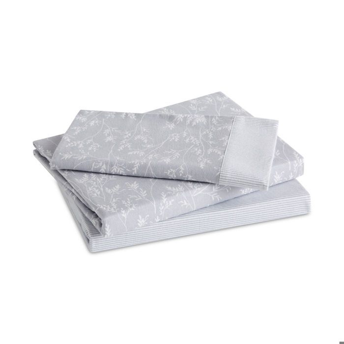 Jeu de draps Alexandra House Living Zahara Bleu Lit 2 persones 3 Pièces ...