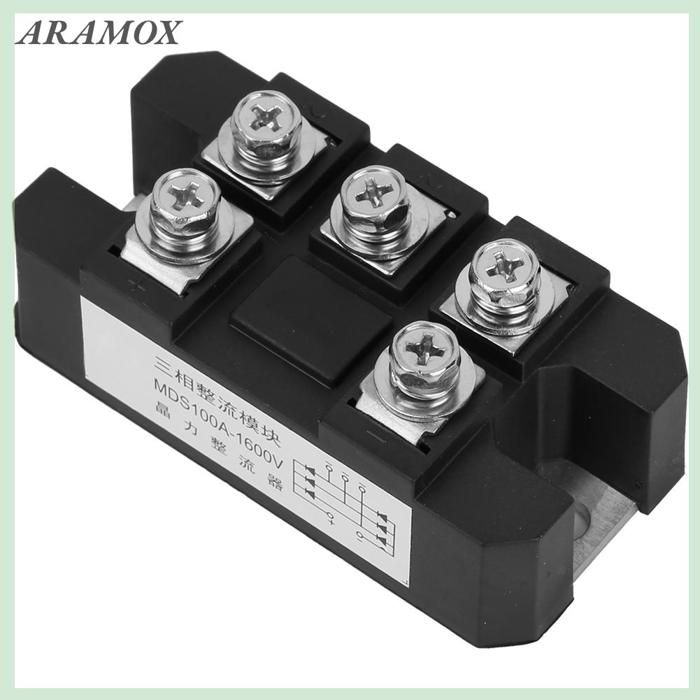 ARAMOX Module Pont Redresseur Triphasé 3 Phase MDS-100A 1600V ...