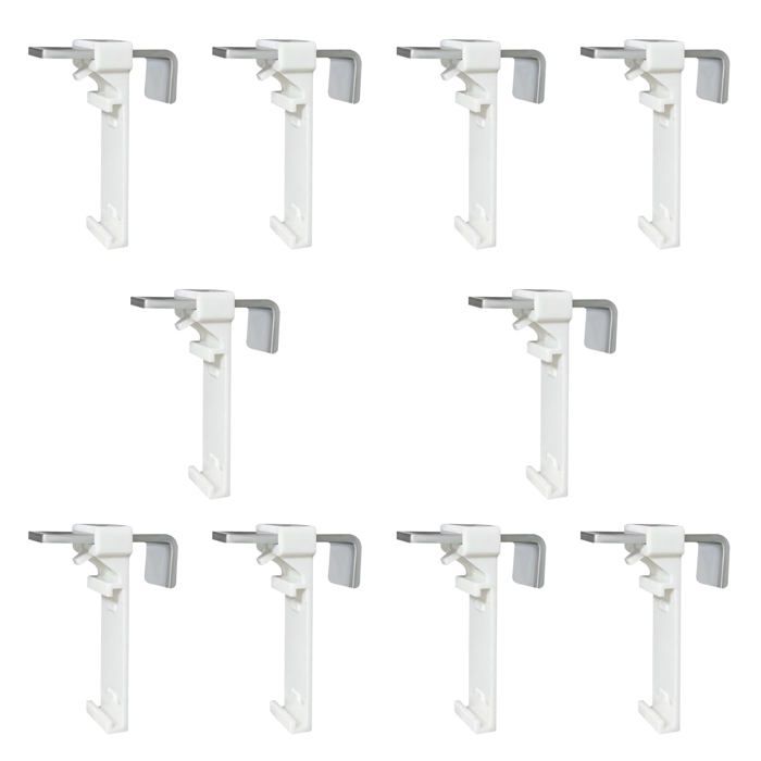 Lot de 10 supports de serrage pour store enrouleur double, store double ...