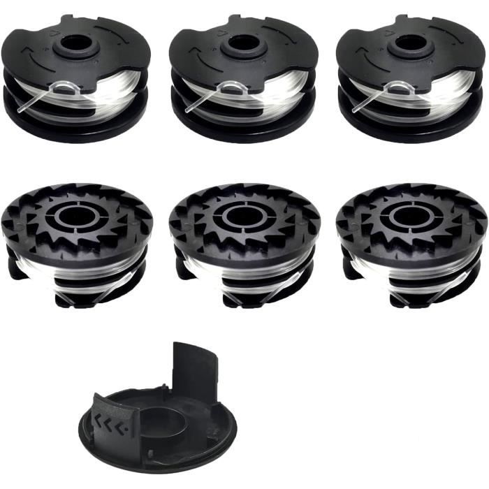 Bobine de fil nylon - Parkside - PRTA 20-Li C3 - 6 pièces - 8,3 m de long - 1,6 mm de diamètre ...