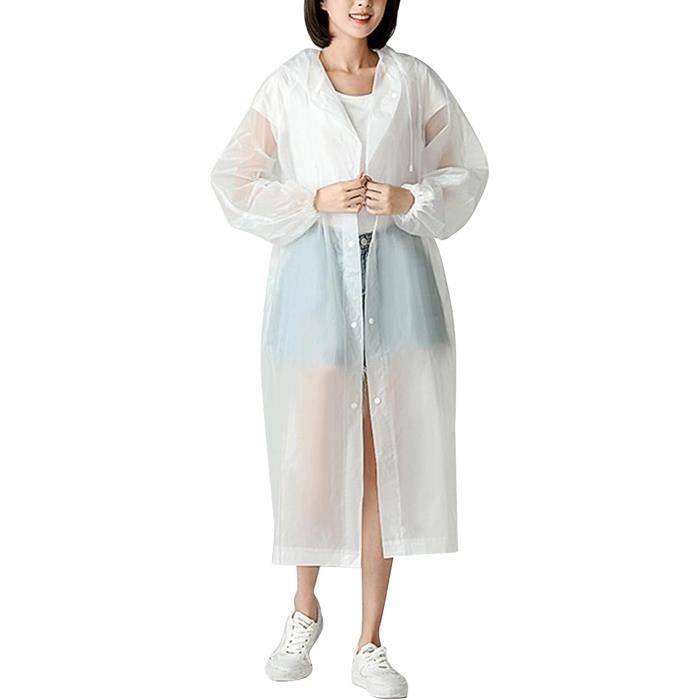 Poncho De Pluie Portable Jetable Etanche De Matériau Eva,Veste Pluie ...