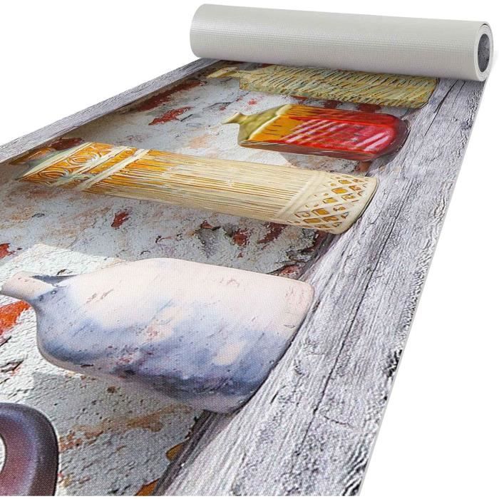 Tapis De Cuisine Ou Couloir En Polyester Lavable, Motif Pichet, 300 X ...