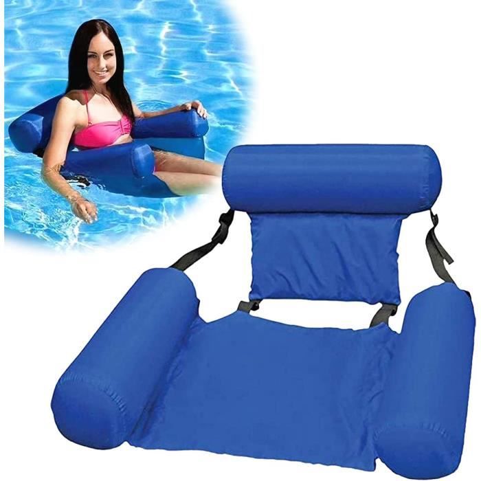 KeWin-Hamac d'eau Gonflable Flottantes Hamac Gonflable Chaise Longue ...