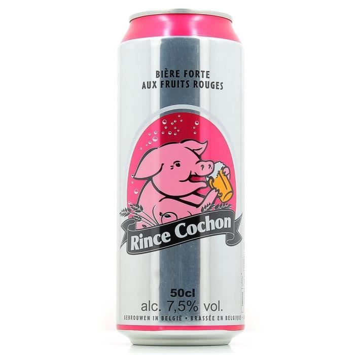RINCE COCHON - Bière blonde des Flandres 7.5° Fabriquée en Belgique ...