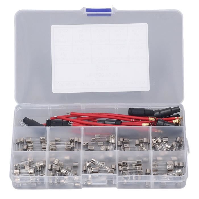 Ej Life Assortiment De Fusibles Ej Life Tube à Fusible En Verre 100