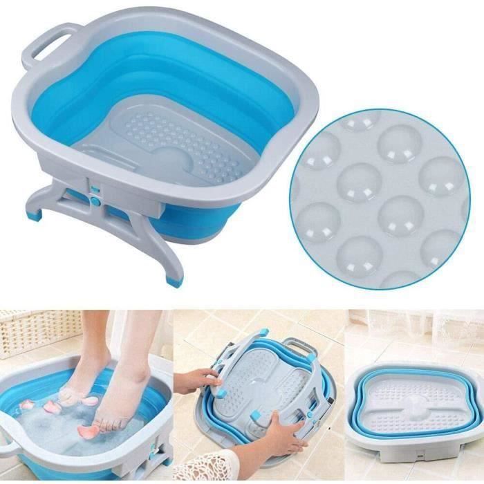 Bain de PiedBaril De Pédicure Pliant Bain de pieds soins des pieds Spar Bassin d'eau Portable ...