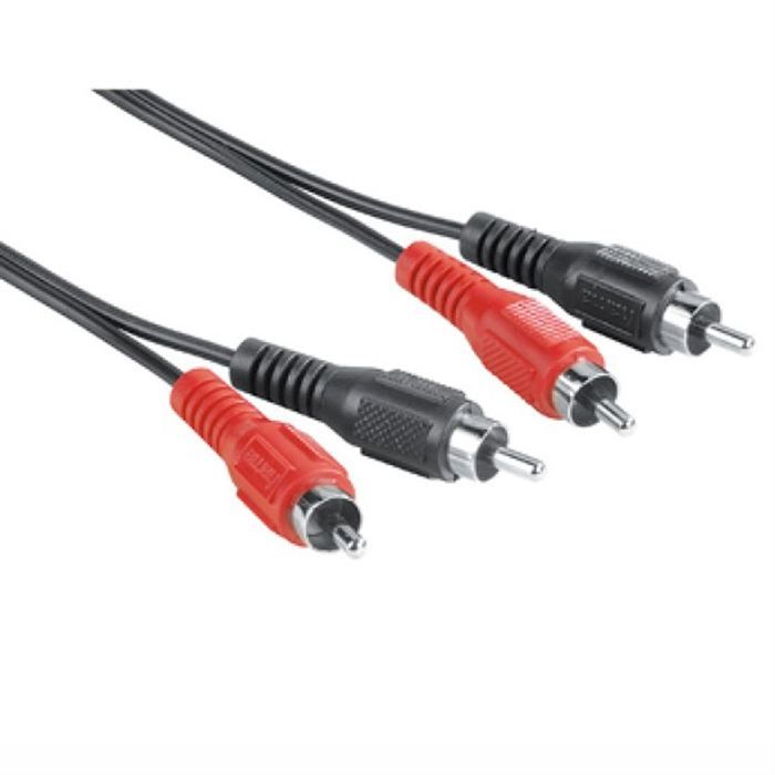 HAMA 75043328 - Câble 2 RCA MM - Cdiscount TV Son Photo