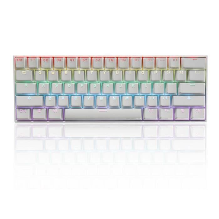 CLAVIER D'ORDINATEUR Gateron Clavier Américain Bluetooth 4.0 Mécanique ...